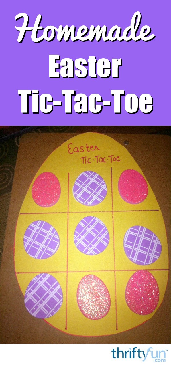 Making an Easter Tic-Tac-Toe Game | ThriftyFun