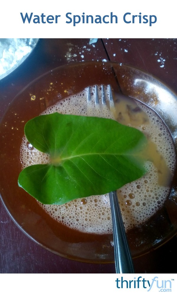 Water Spinach Crisp Recipe | ThriftyFun