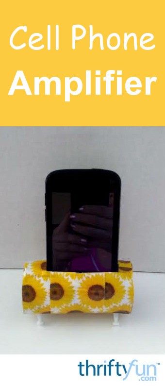 Homemade Cell Phone Amplifier | ThriftyFun