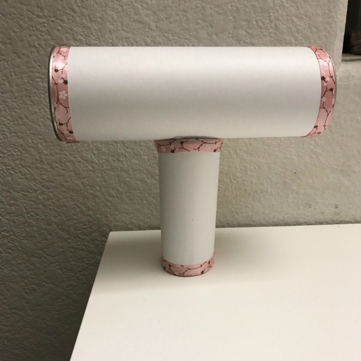 Repurpose a Cylindrical Container Into a Jewelry Stand | ThriftyFun