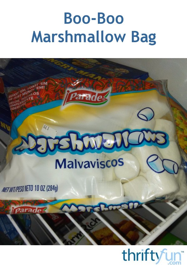 Boo-Boo Marshmallow Bag | ThriftyFun