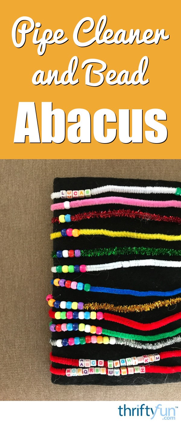 How to Make a Pipe Cleaner and Bead Abacus | ThriftyFun