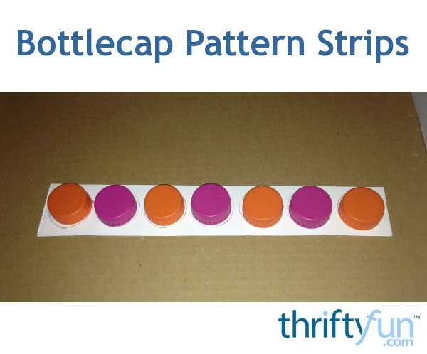 Bottlecap Pattern Strips | ThriftyFun