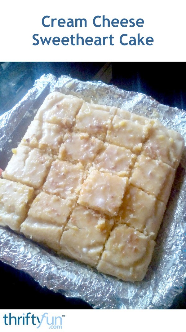 Cream Cheese Sweetheart Cake Recipe | ThriftyFun