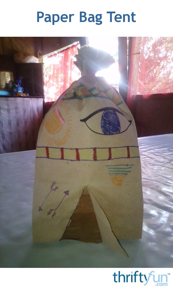How to Make a Paper Bag Tent | ThriftyFun
