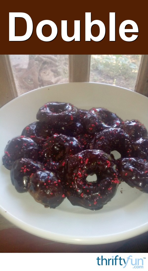 Double Chocolate Donut Recipe | ThriftyFun