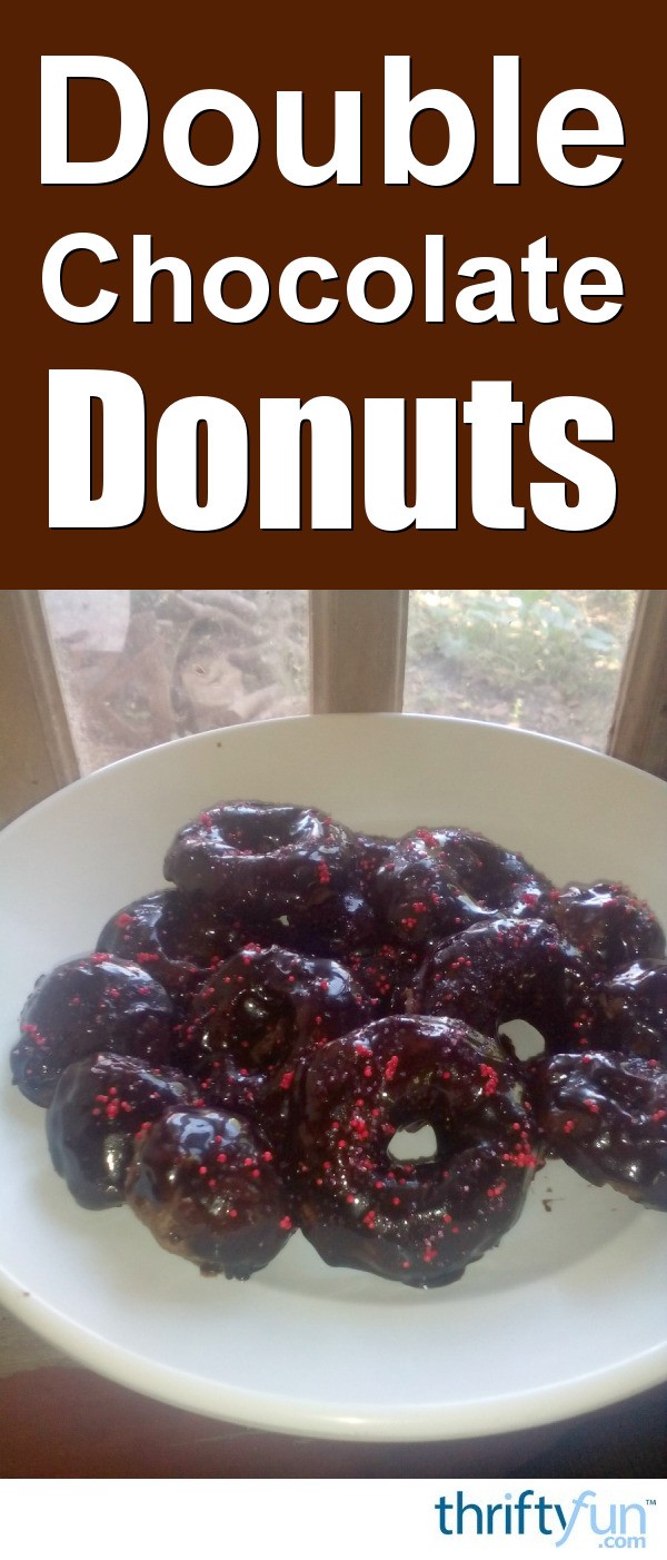 Double Chocolate Donut Recipe | ThriftyFun
