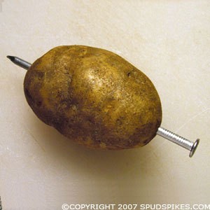 Use A Potato Baking Nail | ThriftyFun