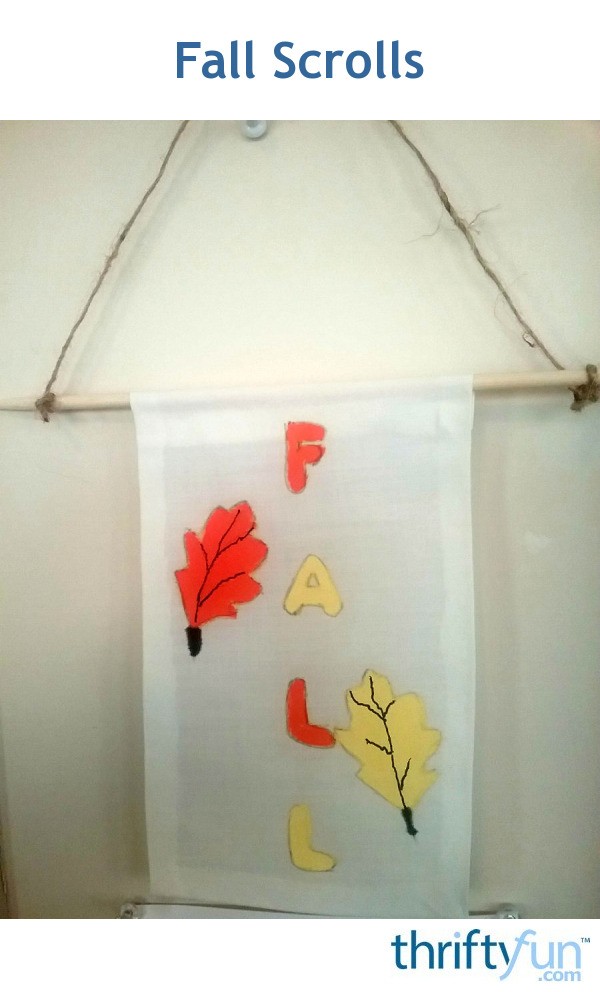 Fall Scrolls | ThriftyFun