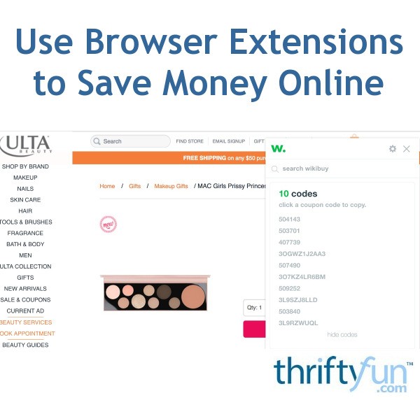 Use Browser Extensions to Save Money Online | ThriftyFun