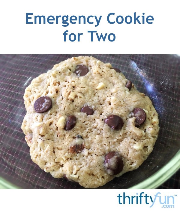 Emergency Cookie for Two | ThriftyFun
