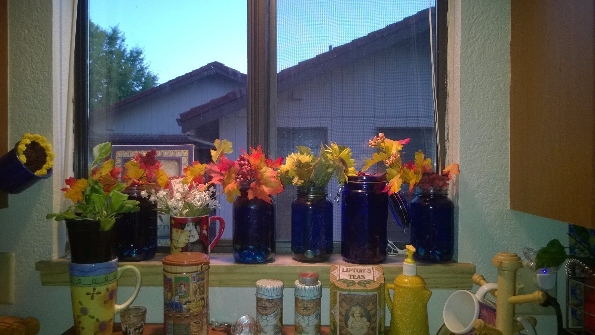 Change Decorative Colored Water Seasonally | ThriftyFun