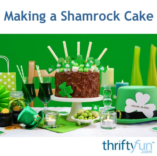 Making a Shamrock Cake | ThriftyFun