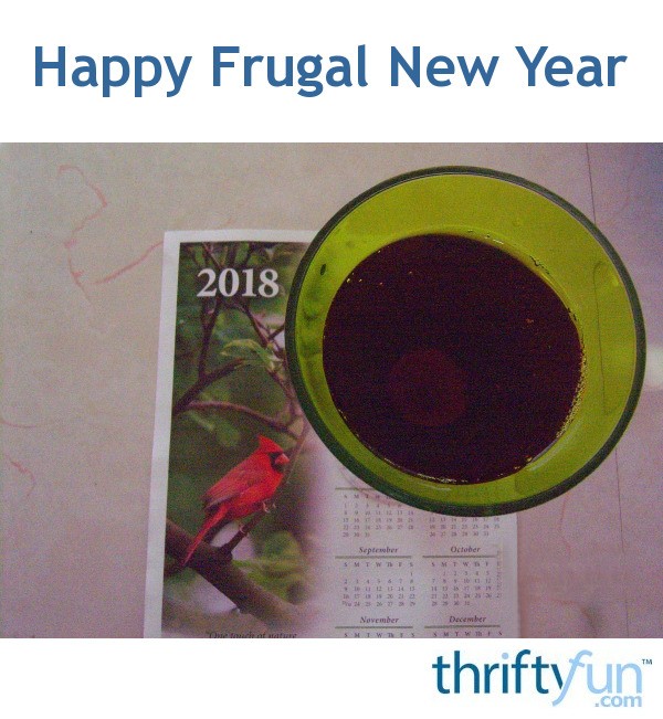 Happy Frugal New Year | ThriftyFun