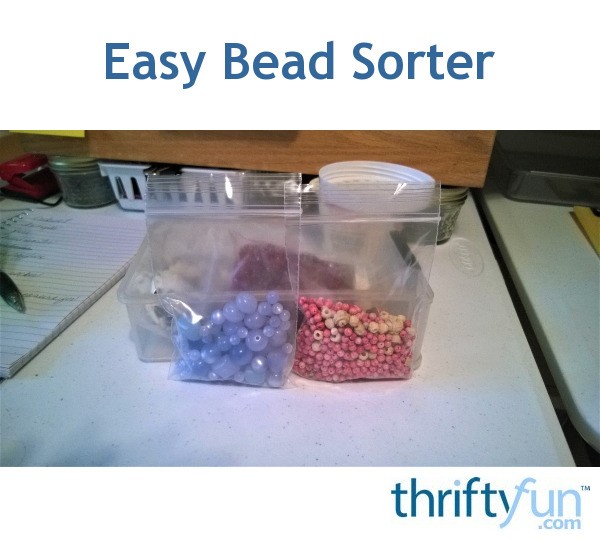 Easy Bead Sorter | ThriftyFun