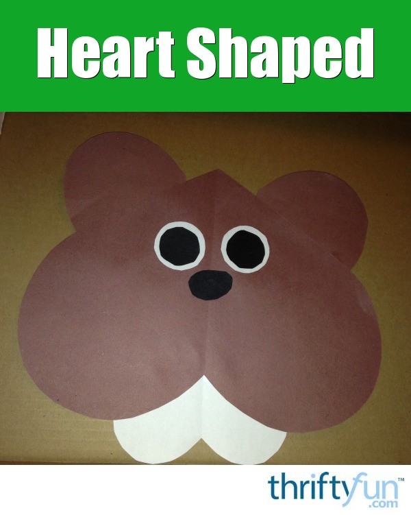 How to Make a Heart Shaped Paper Groundhog | ThriftyFun