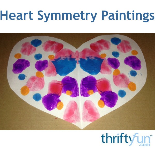 Heart Symmetry Paintings | ThriftyFun