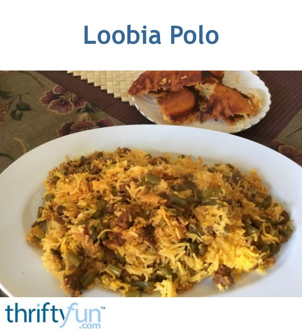 Beef and Green Bean Rice (Loobia Polo) | ThriftyFun