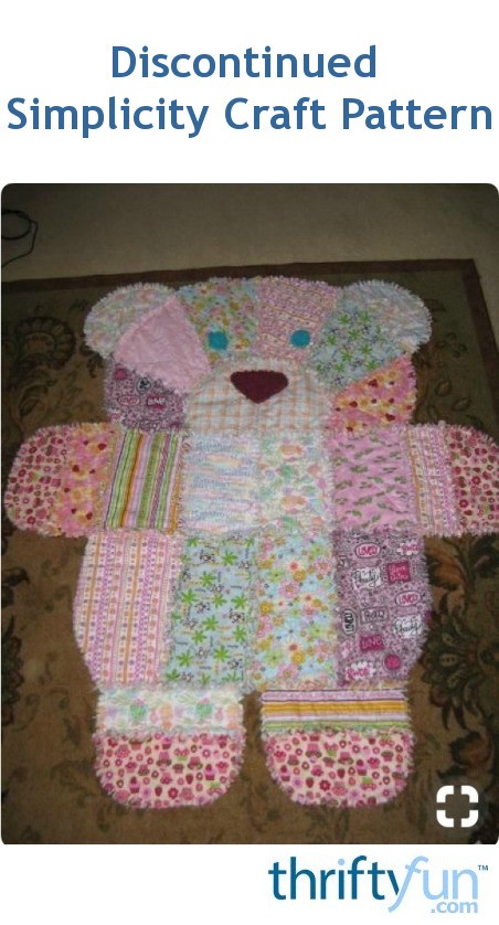 Discontinued Simplicity Craft Pattern? | ThriftyFun