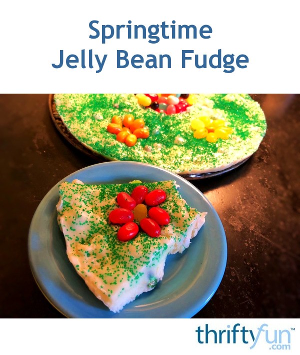 Springtime Jelly Bean Fudge | ThriftyFun