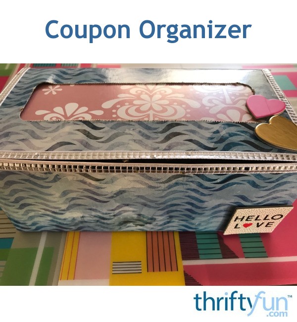 Coupon Organizer Made from a Tissue Box | ThriftyFun