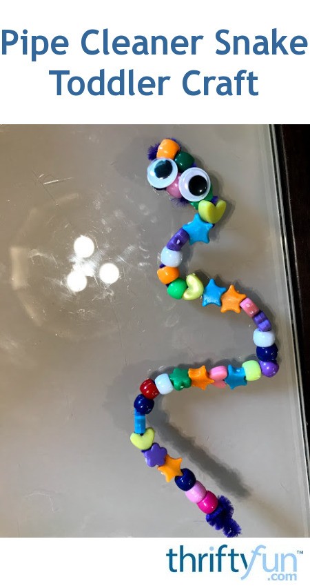 Pipe Cleaner Snake Toddler Craft | ThriftyFun