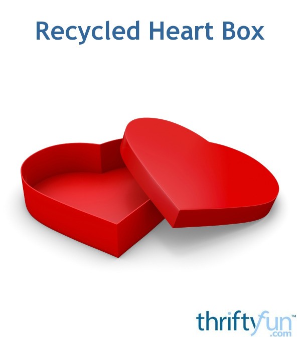Recycled Heart Box | ThriftyFun