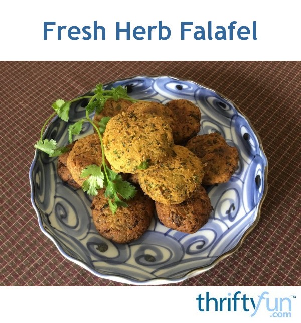 Fresh Herb Falafel | ThriftyFun