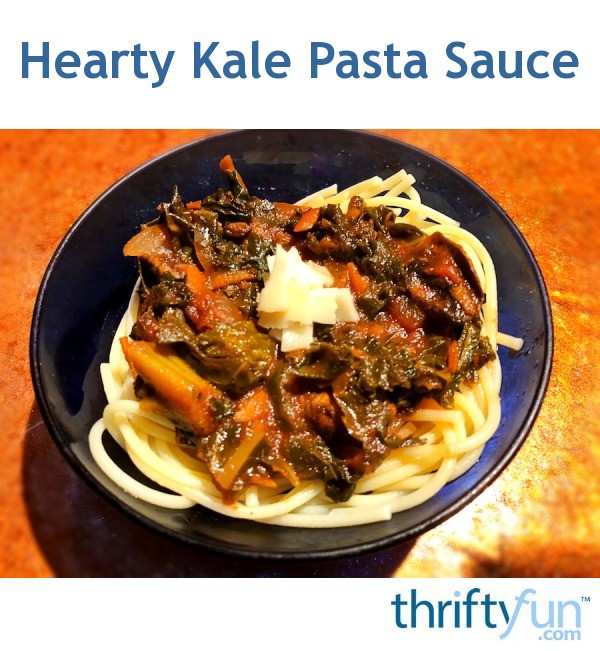 Hearty Kale Pasta Sauce | ThriftyFun