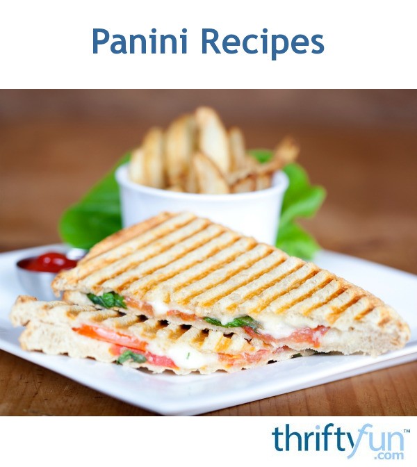 Panini Recipes | ThriftyFun