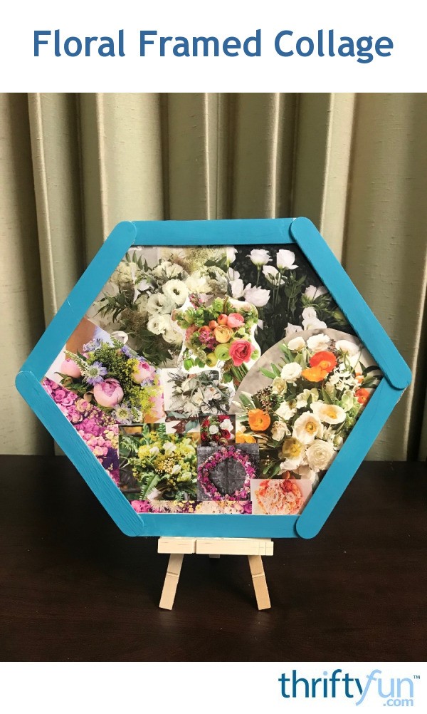Floral Framed Collage | ThriftyFun