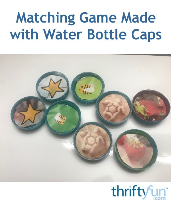 Matching Game Made with Water Bottle Caps | ThriftyFun