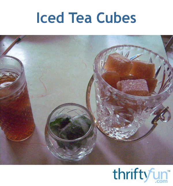 Iced Tea Cubes | ThriftyFun