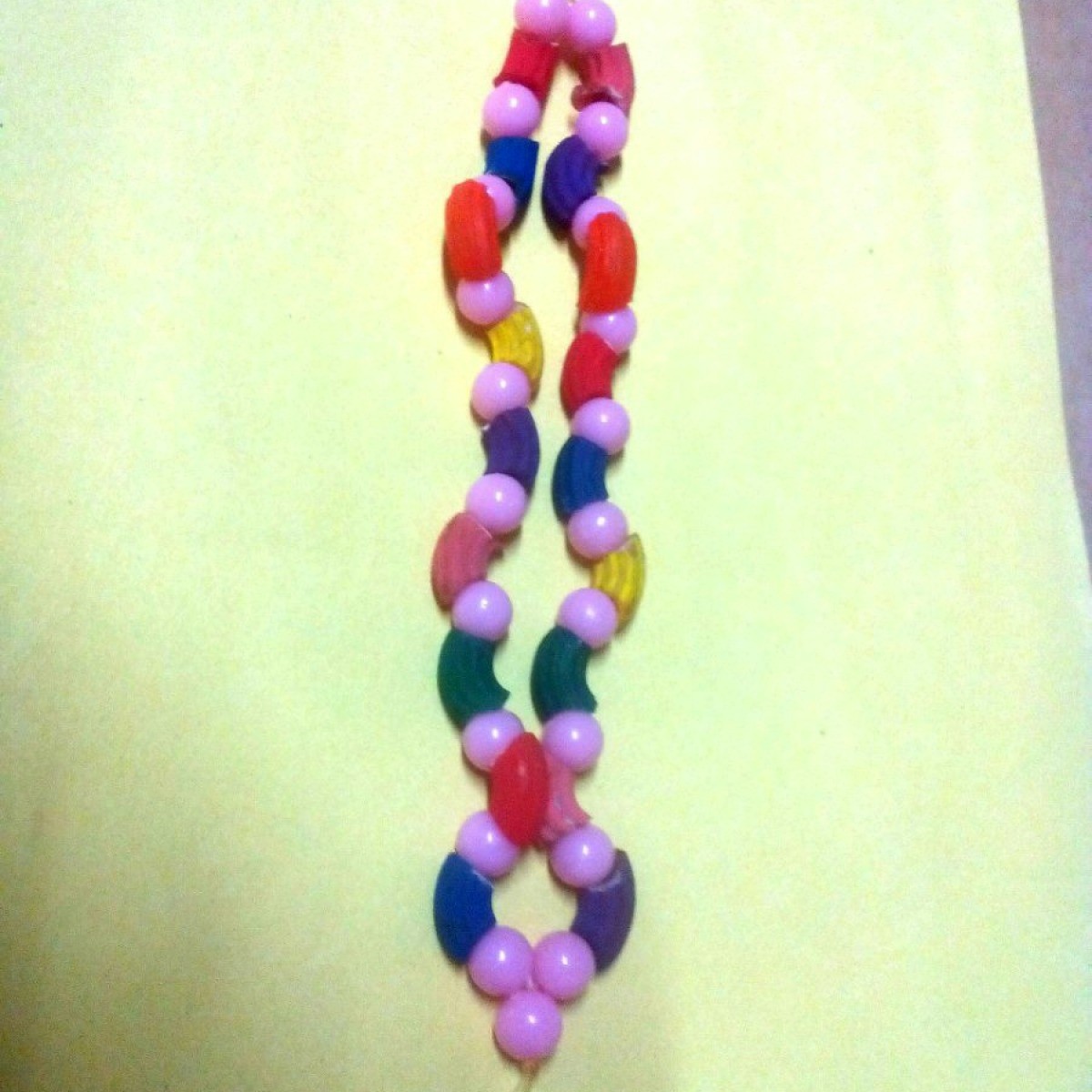 How to Make a Pasta and Bead Bracelet | ThriftyFun