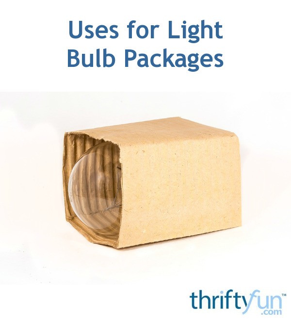 Uses for Light Bulb Packages | ThriftyFun