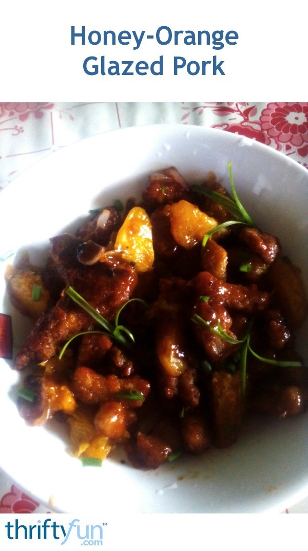 Making Honey-Orange Glazed Pork | ThriftyFun
