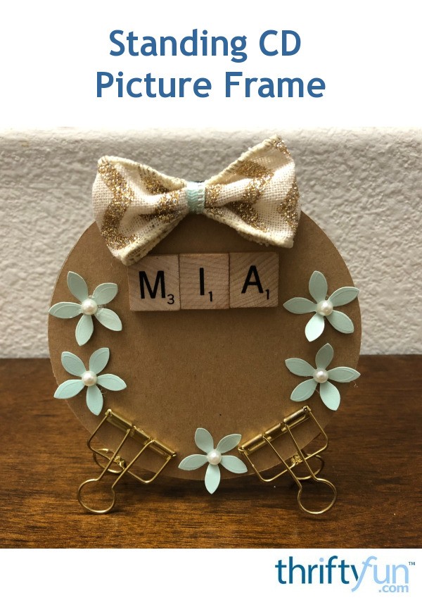 Standing CD Picture Frame | ThriftyFun