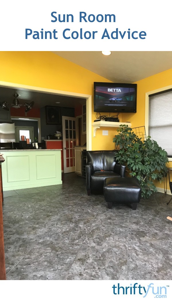 Sun Room Paint Color Advice? | ThriftyFun