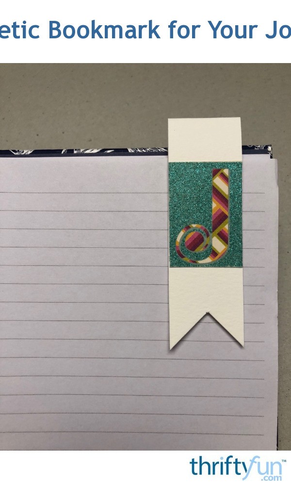 Magnetic Bookmark for Your Journal | ThriftyFun