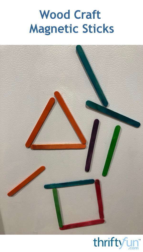 Wood Craft Magnetic Sticks | ThriftyFun
