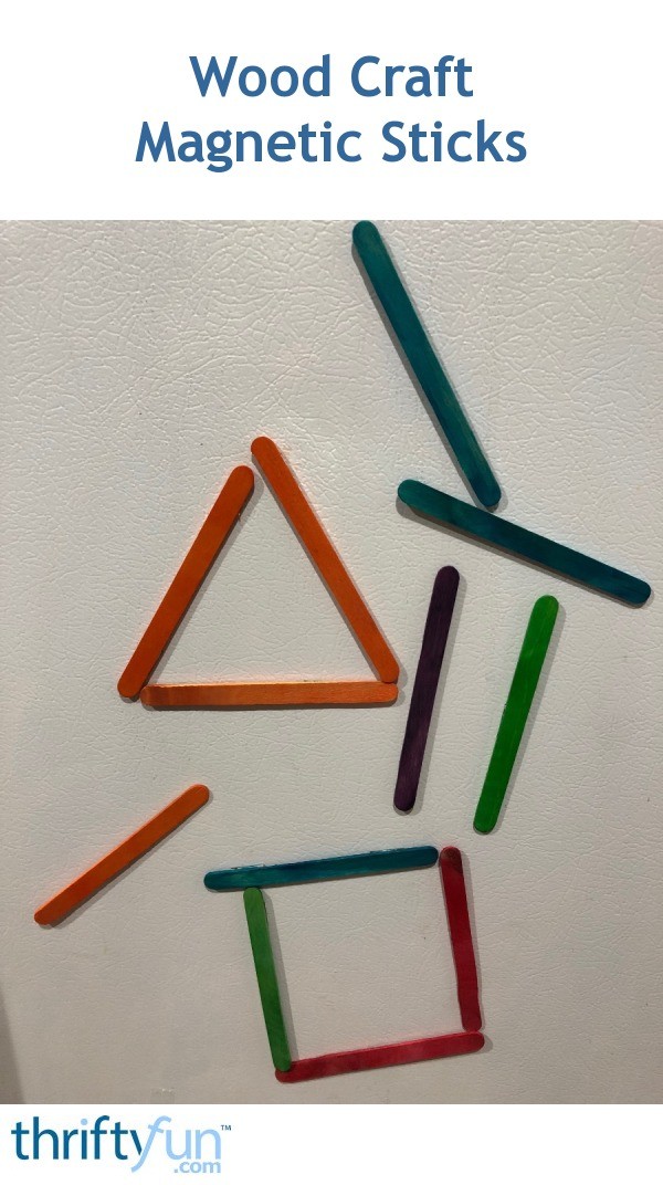 Wood Craft Magnetic Sticks | ThriftyFun