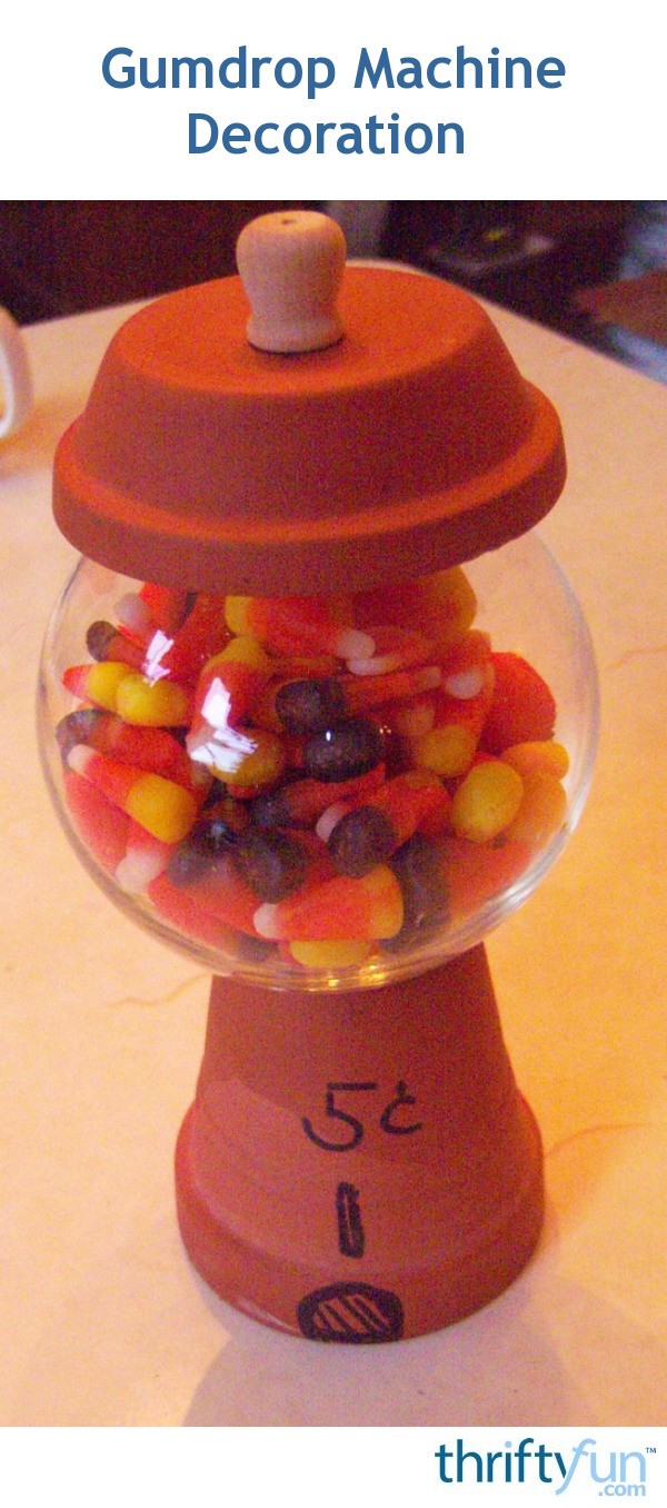 Gumdrop Machine Decoration or Party Centerpiece | ThriftyFun