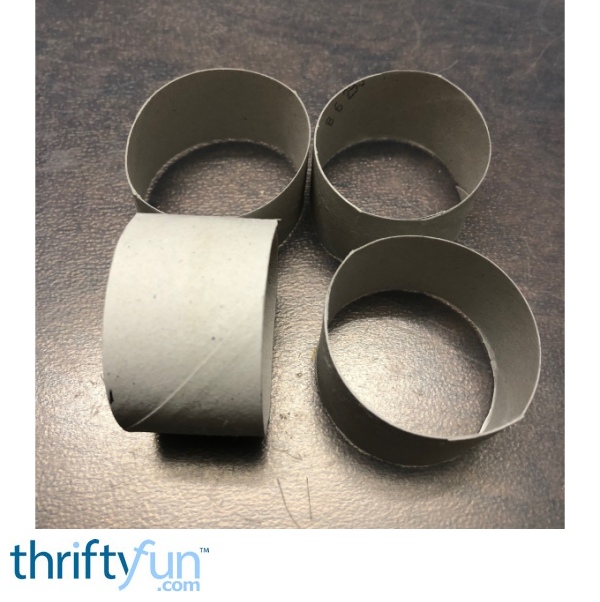 Making Paper Tube Napkin Rings | ThriftyFun