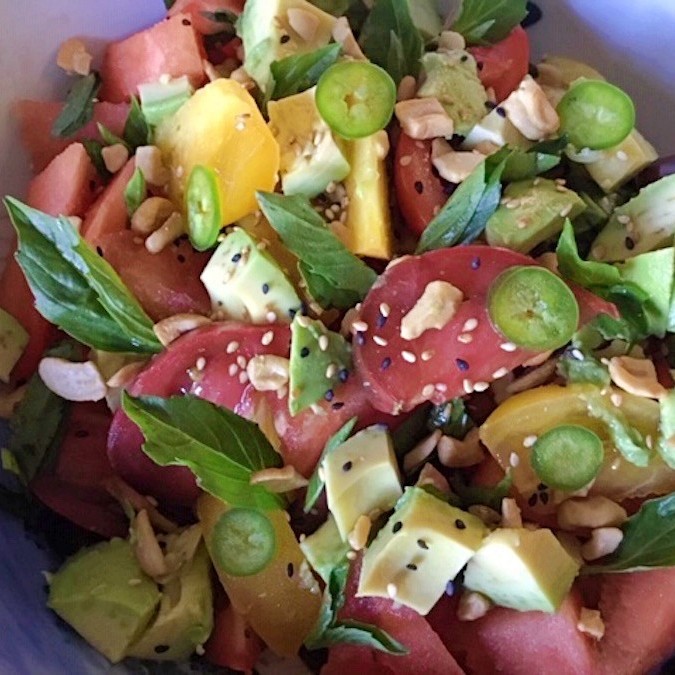 Spicy Asian Watermelon Salad | ThriftyFun