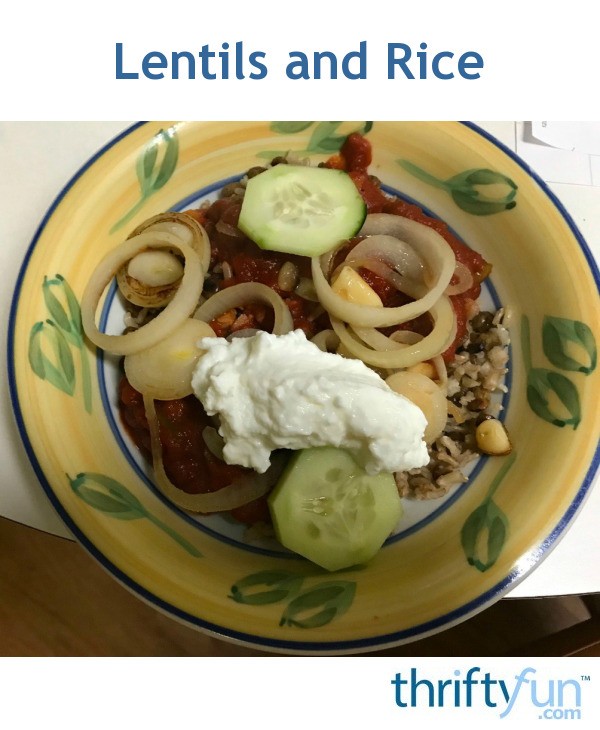 Lentils and Rice | ThriftyFun
