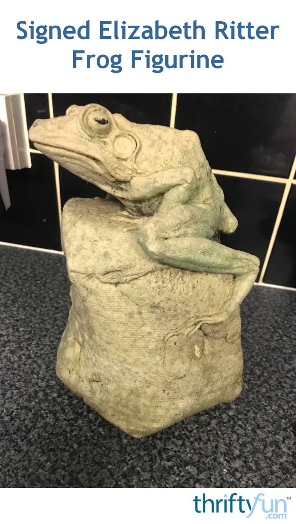 Value of a Signed Elizabeth Ritter Frog Figurine? | ThriftyFun