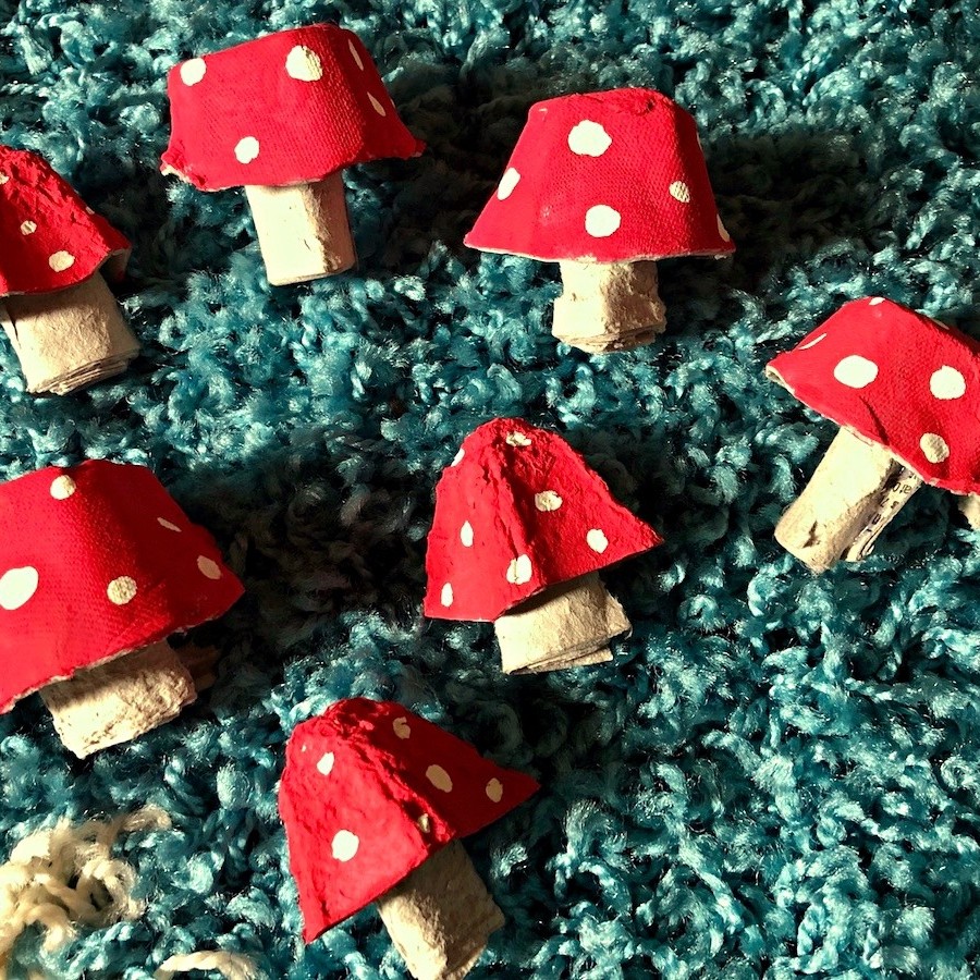 Making Egg Carton Magic Mushrooms | ThriftyFun