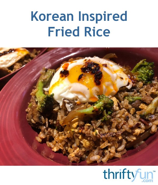 Korean Inspired Fried Rice | ThriftyFun