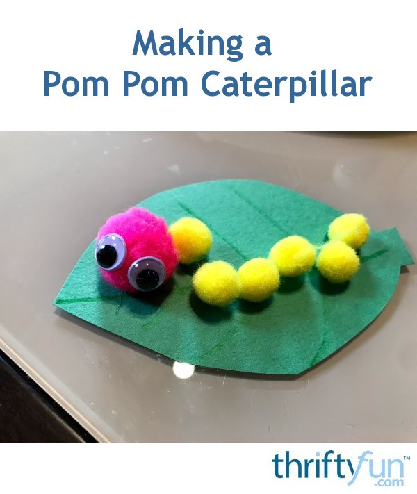 Making a Pom Pom Caterpillar | ThriftyFun