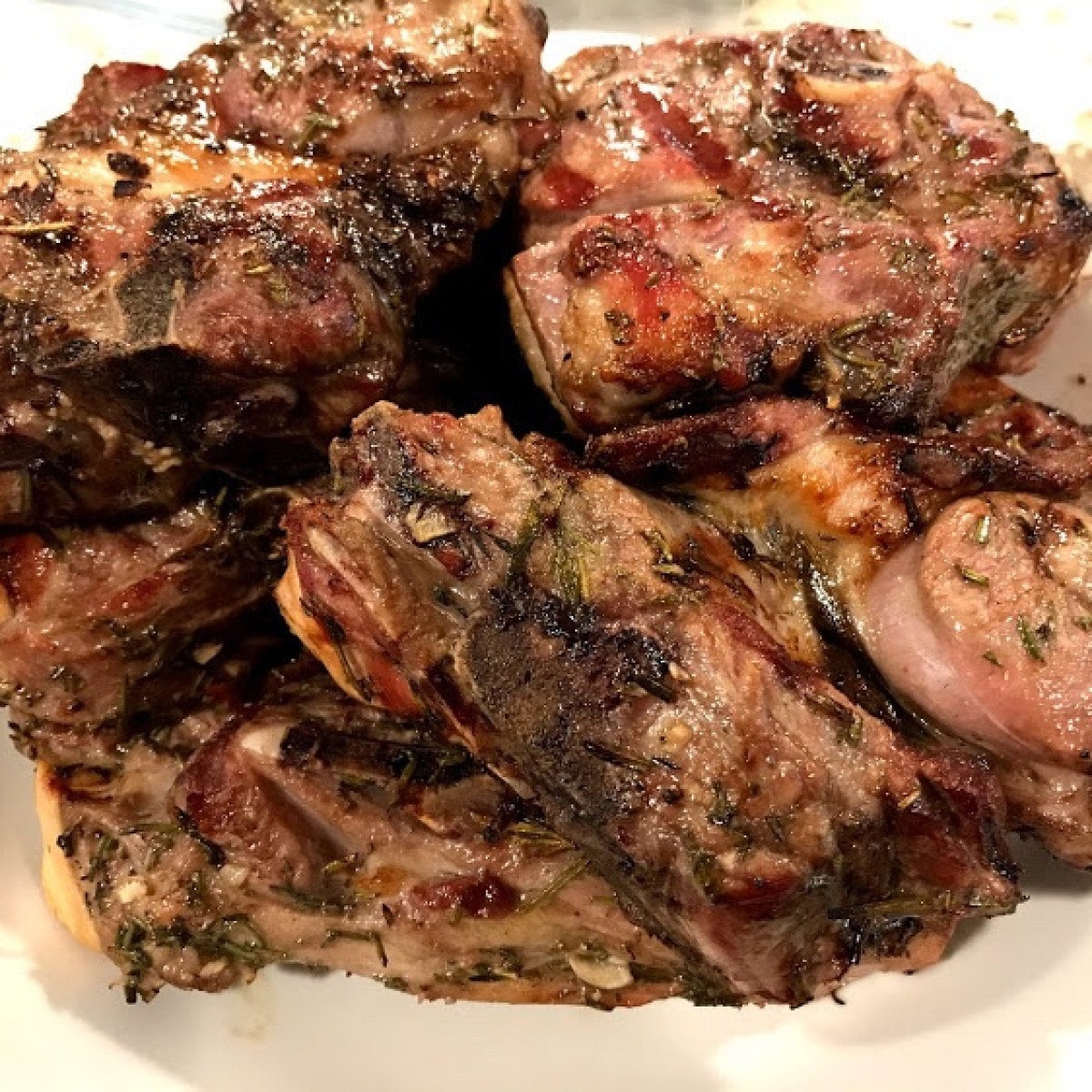 Grilled Lamb Shoulder Steaks | ThriftyFun